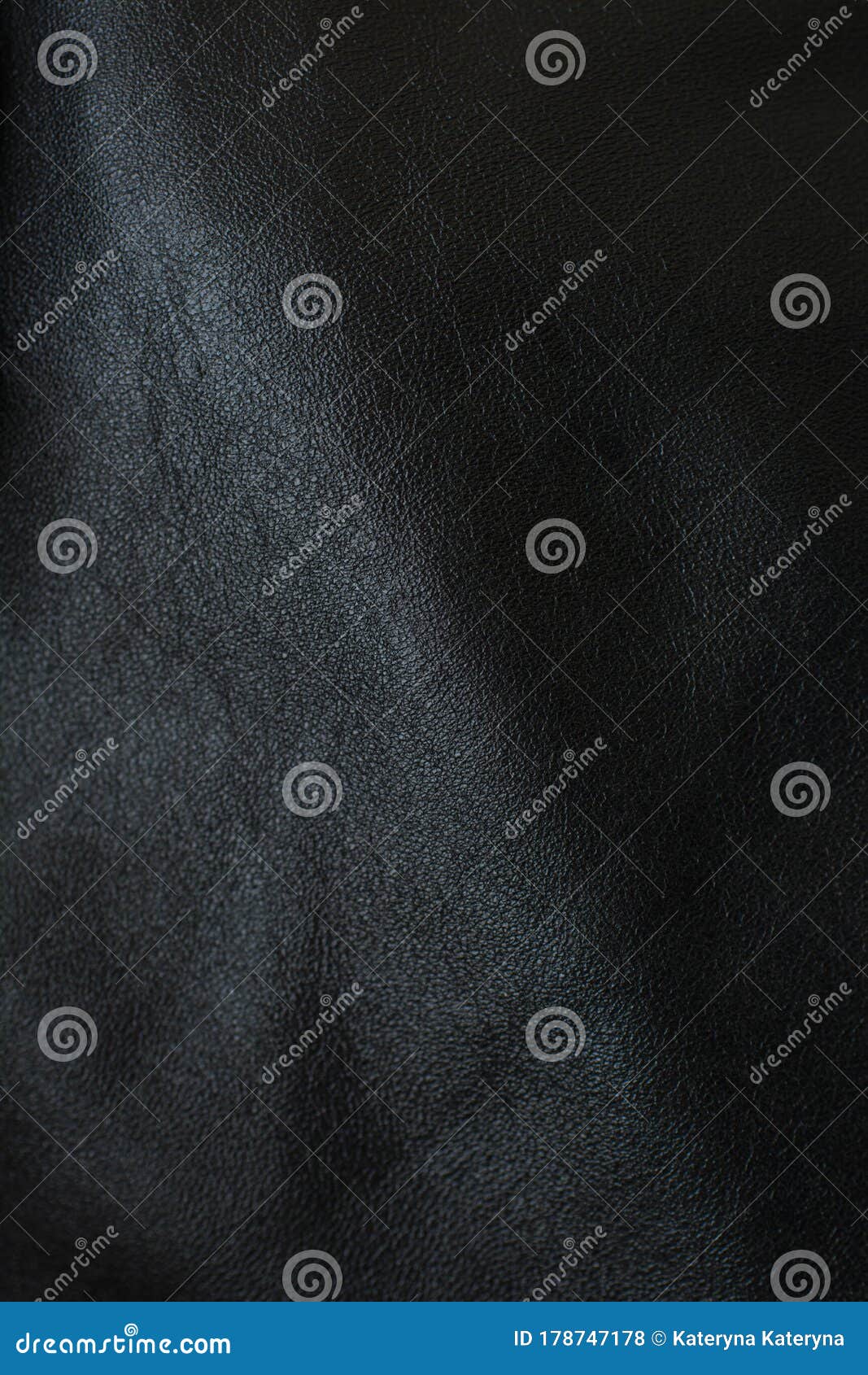 Black Leather Texture with and Metallic Zipper for Clothing Stock Photo ...