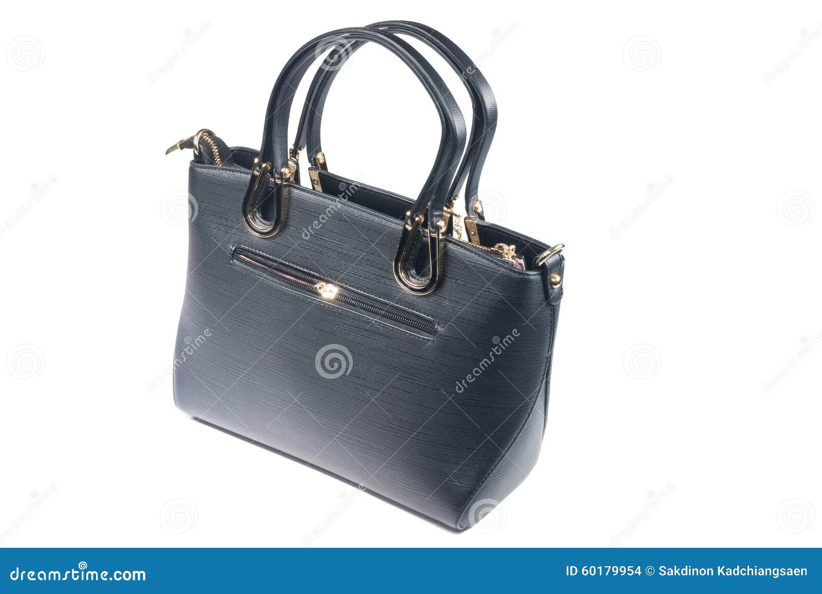 Black Leather Women S Handbags Stock Photo - Image of class, fabric ...