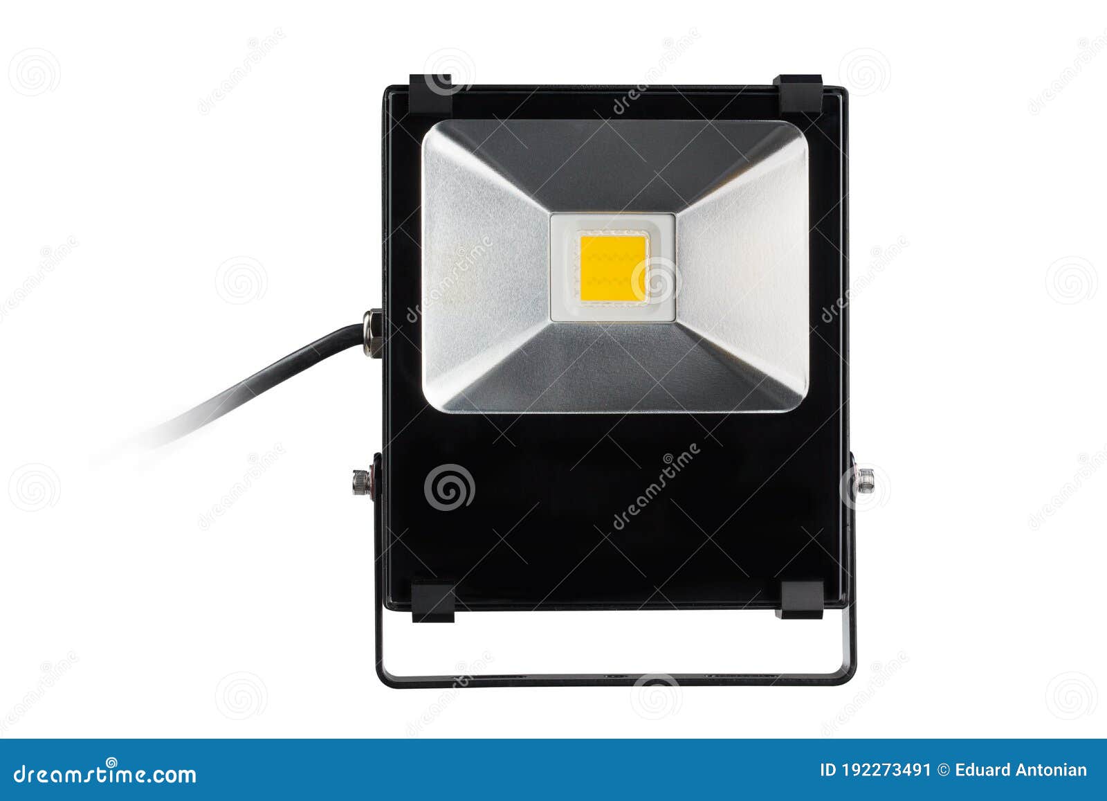 Black Led Spotlight with Wire, for Outdoor Lighting, Energy Saving ...