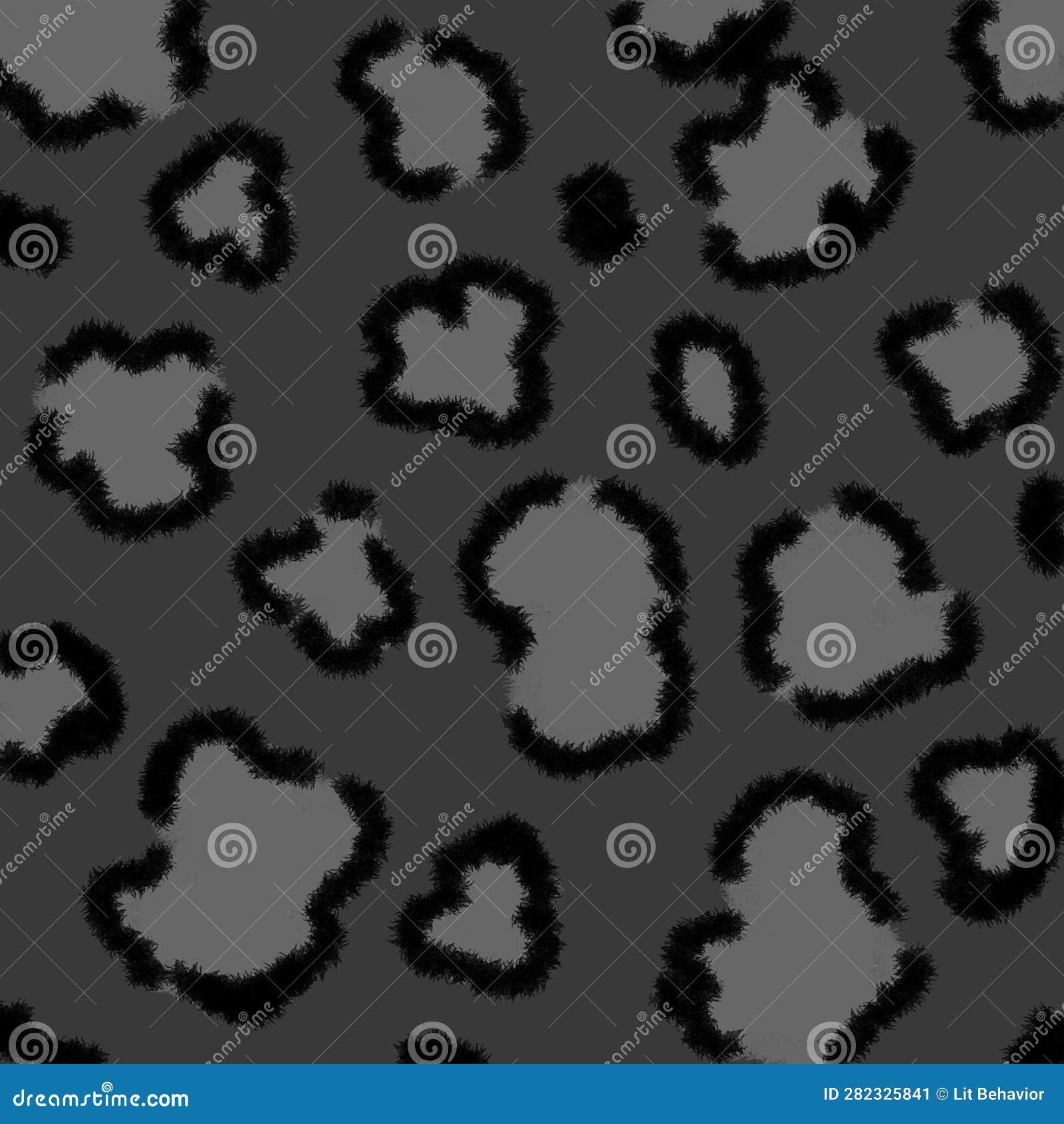 Black Leopard Color Pattern Background Stock Illustration ...