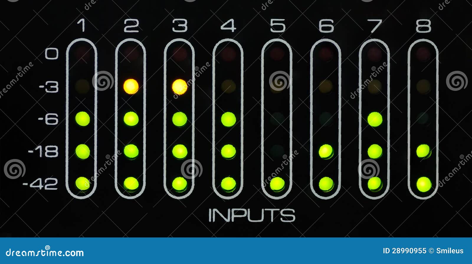 Black level meter stock image. Image of device, engineering - 28990955
