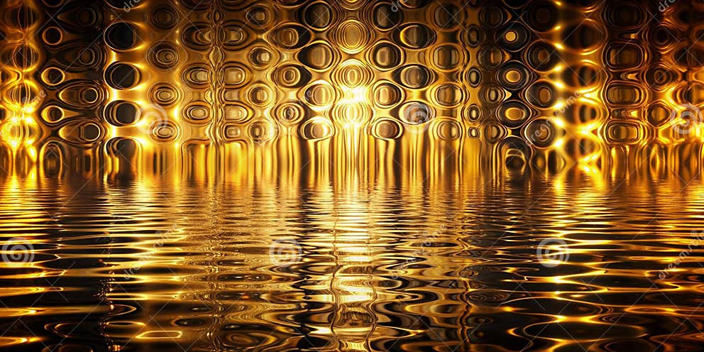 Black Light Caustics Golden Caustics Light Play and Multiple Layers of ...