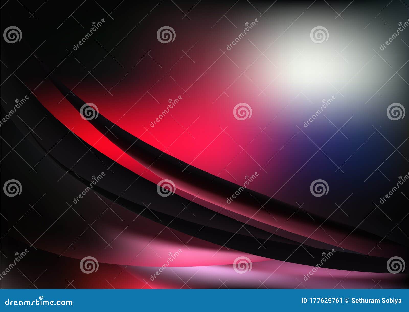 Black Light Digital Background Vector Illustration Design Stock Vector ...
