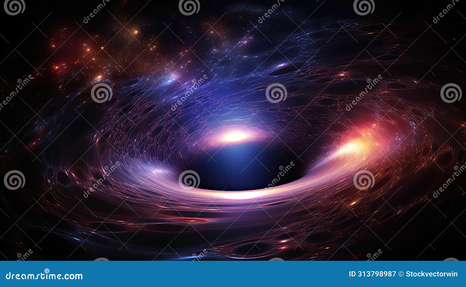 Black light speed space stock illustration. Illustration of intense ...