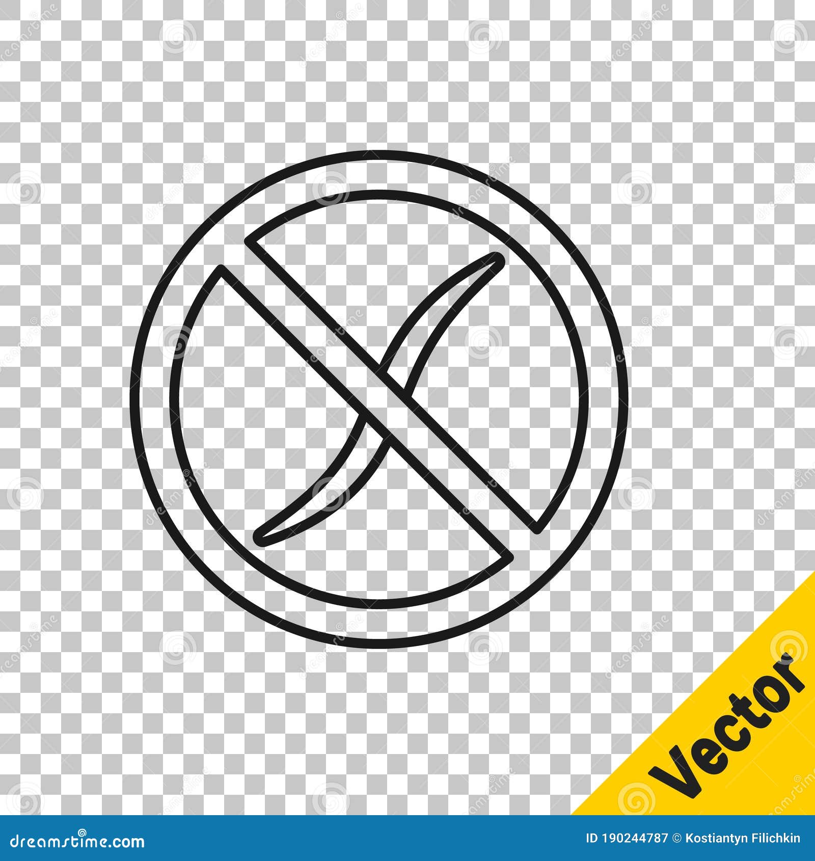 Black Line Anti Worms Parasite Icon Isolated on Transparent Background ...