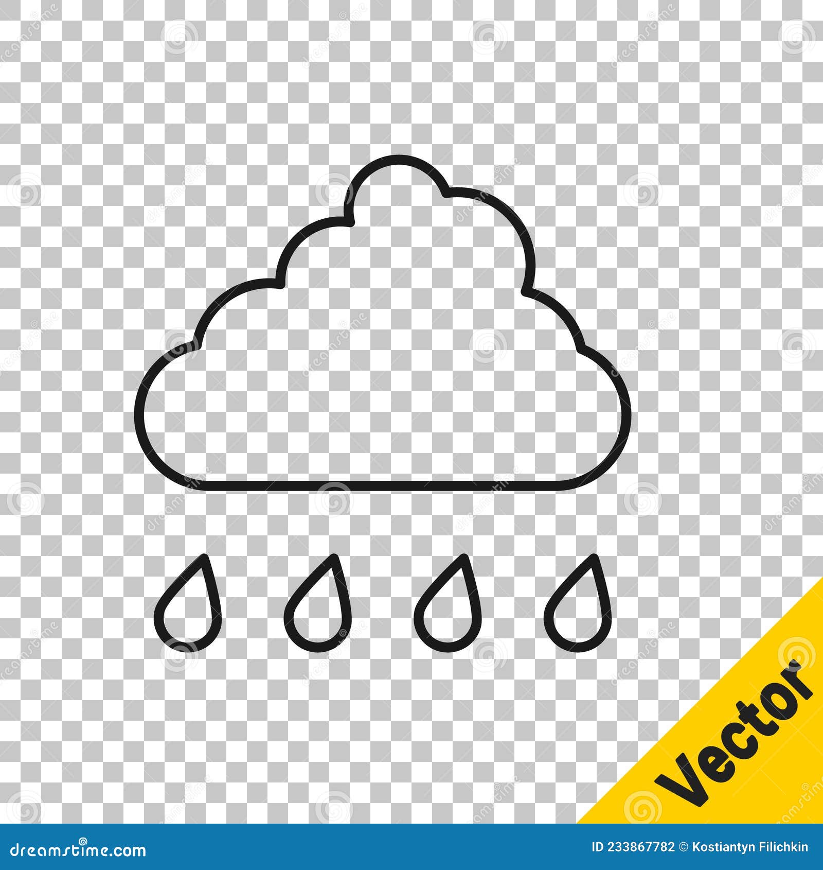 Precipitation Transparent Icon. Precipitation Symbol Design From ...