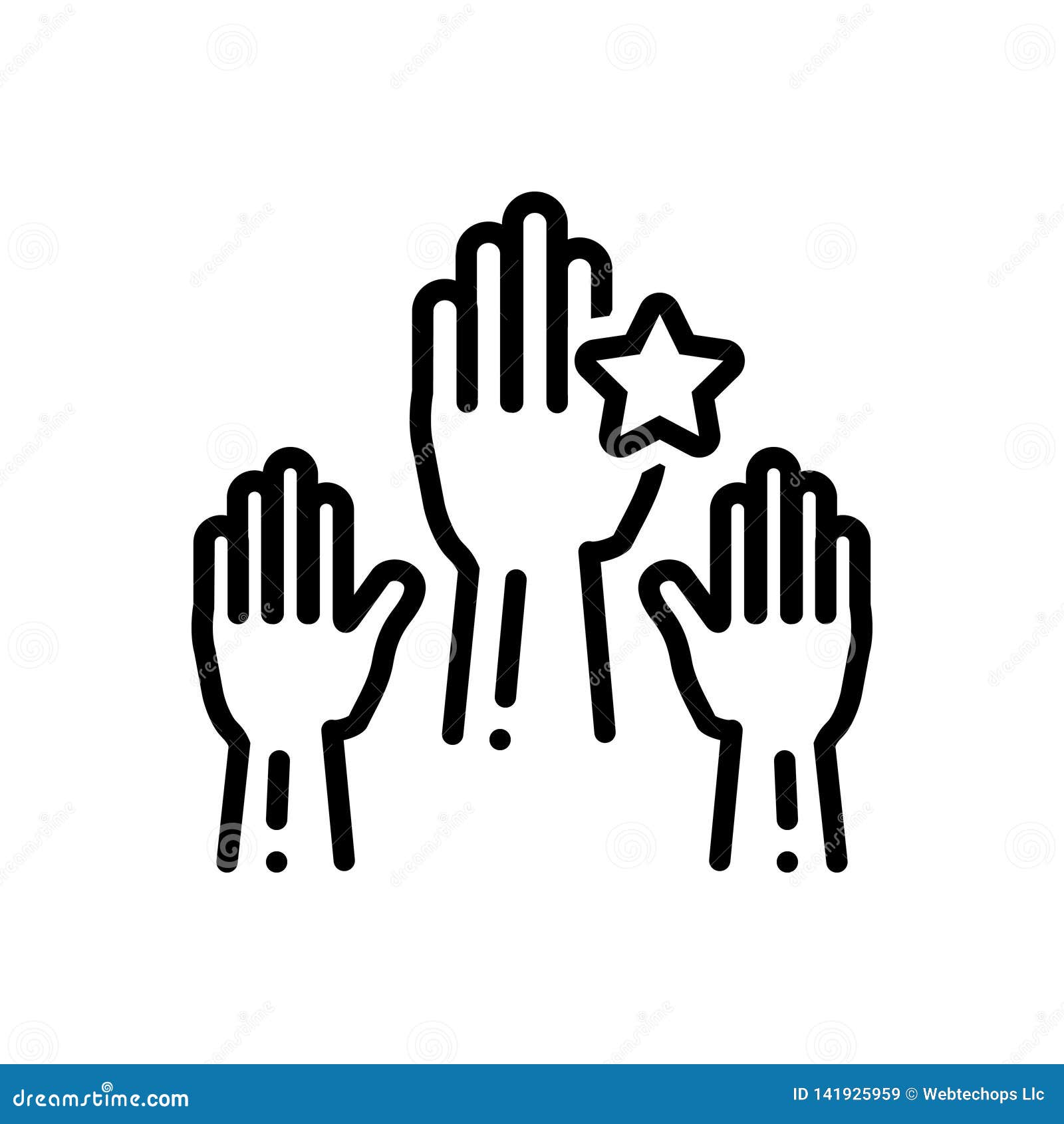 Black Line Icon for Accountable, Responsive and Liable Stock Vector ...