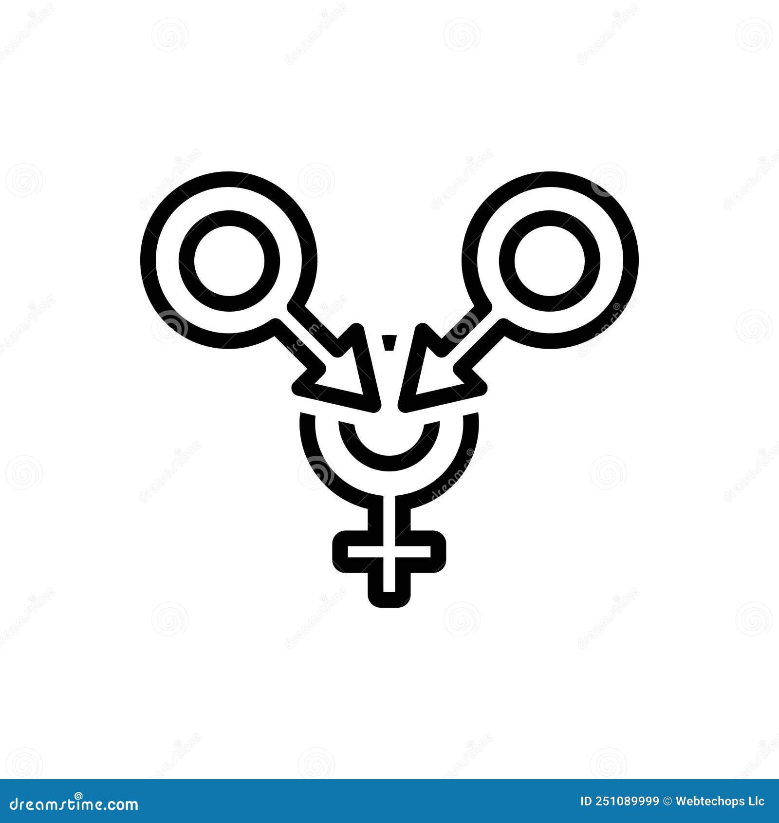 Homosexual And Heterosexual Wedding Icons Vector Illustration