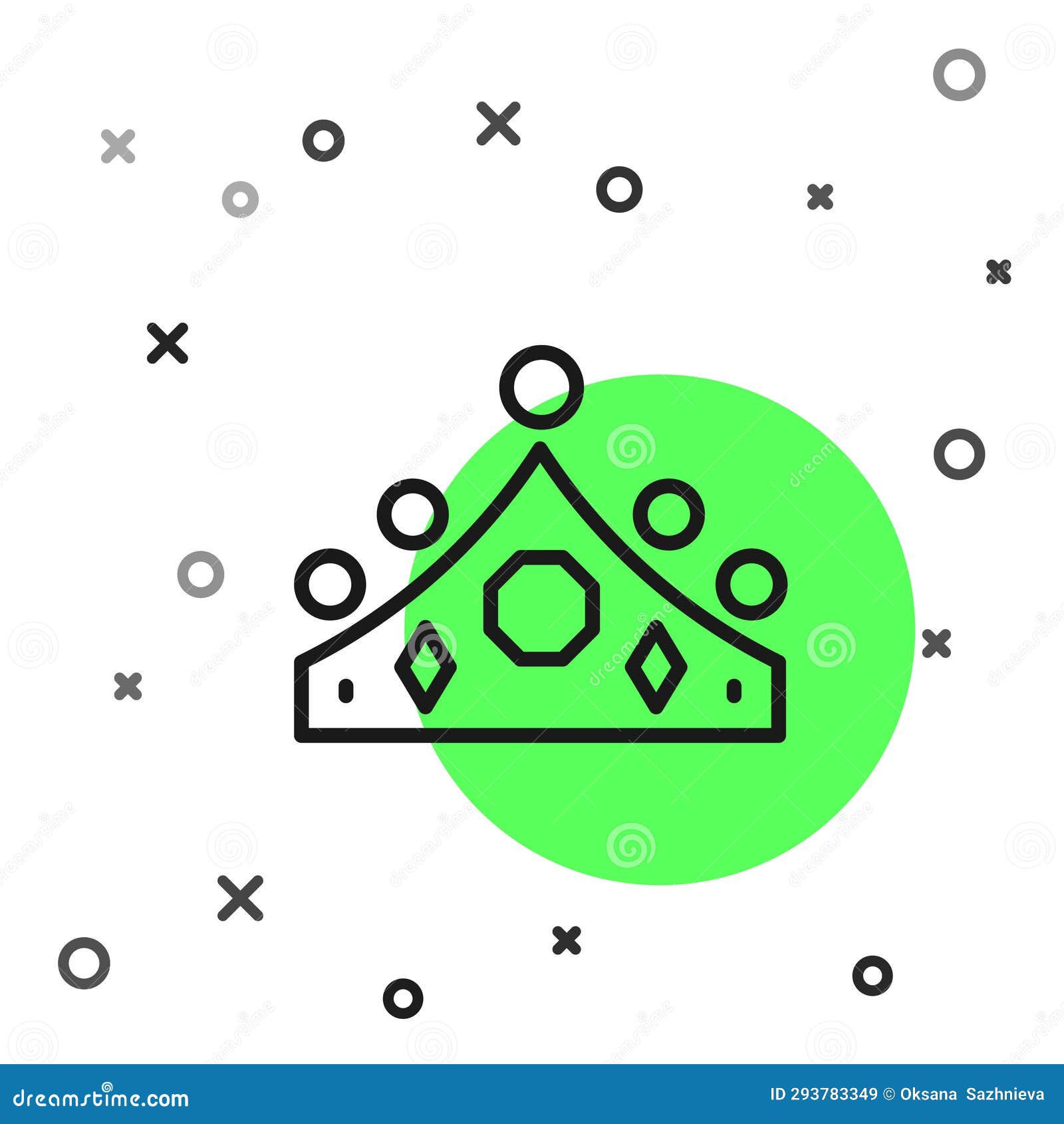 Set Line King Crown, Anvil For Blacksmithing Hammer, Old Key And ...