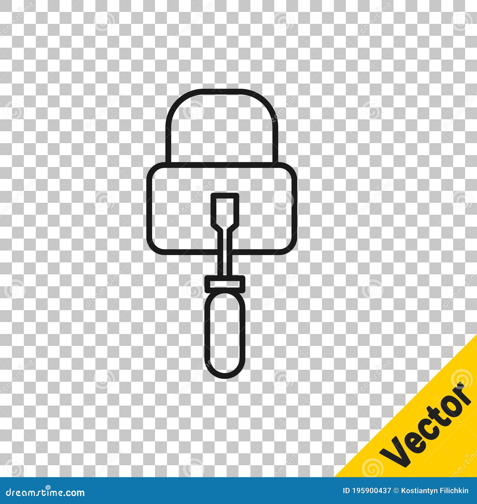 Black Line Lockpicks or Lock Picks for Lock Picking Icon Isolated on ...