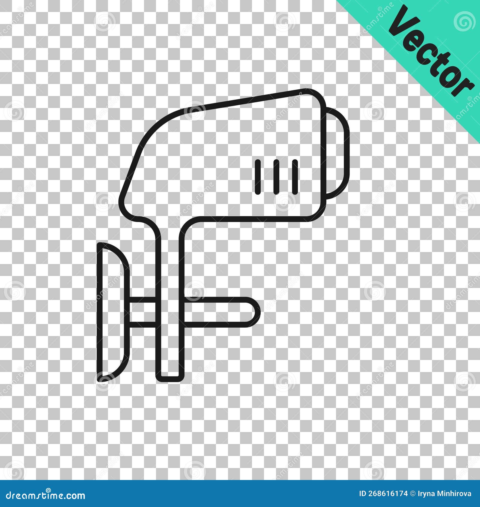 Black Outboard Boat Motor Icon Isolated On Transparent Background. Boat ...