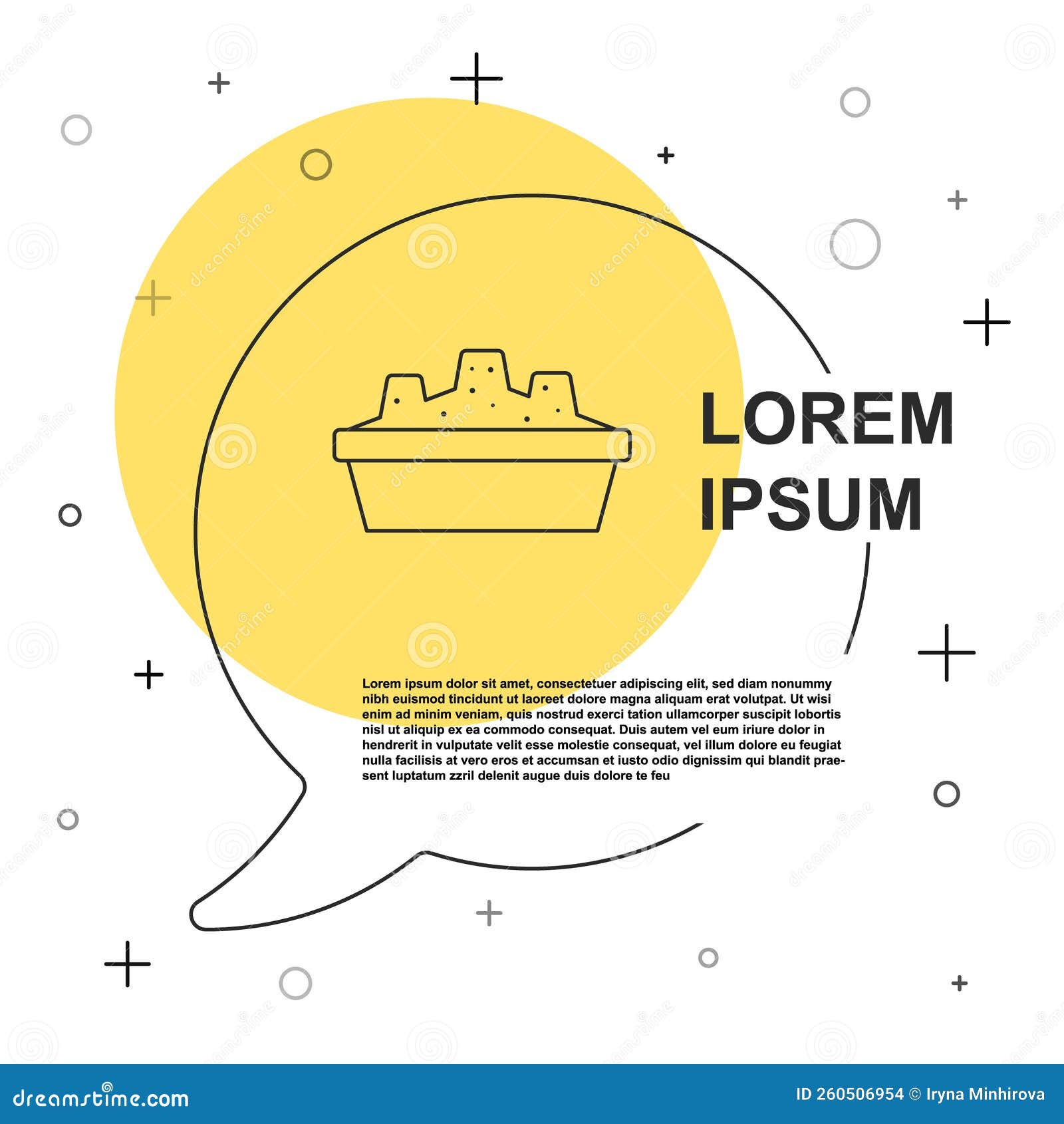 Black Line Sandbox for Kids with Sand Icon Isolated on White Background ...