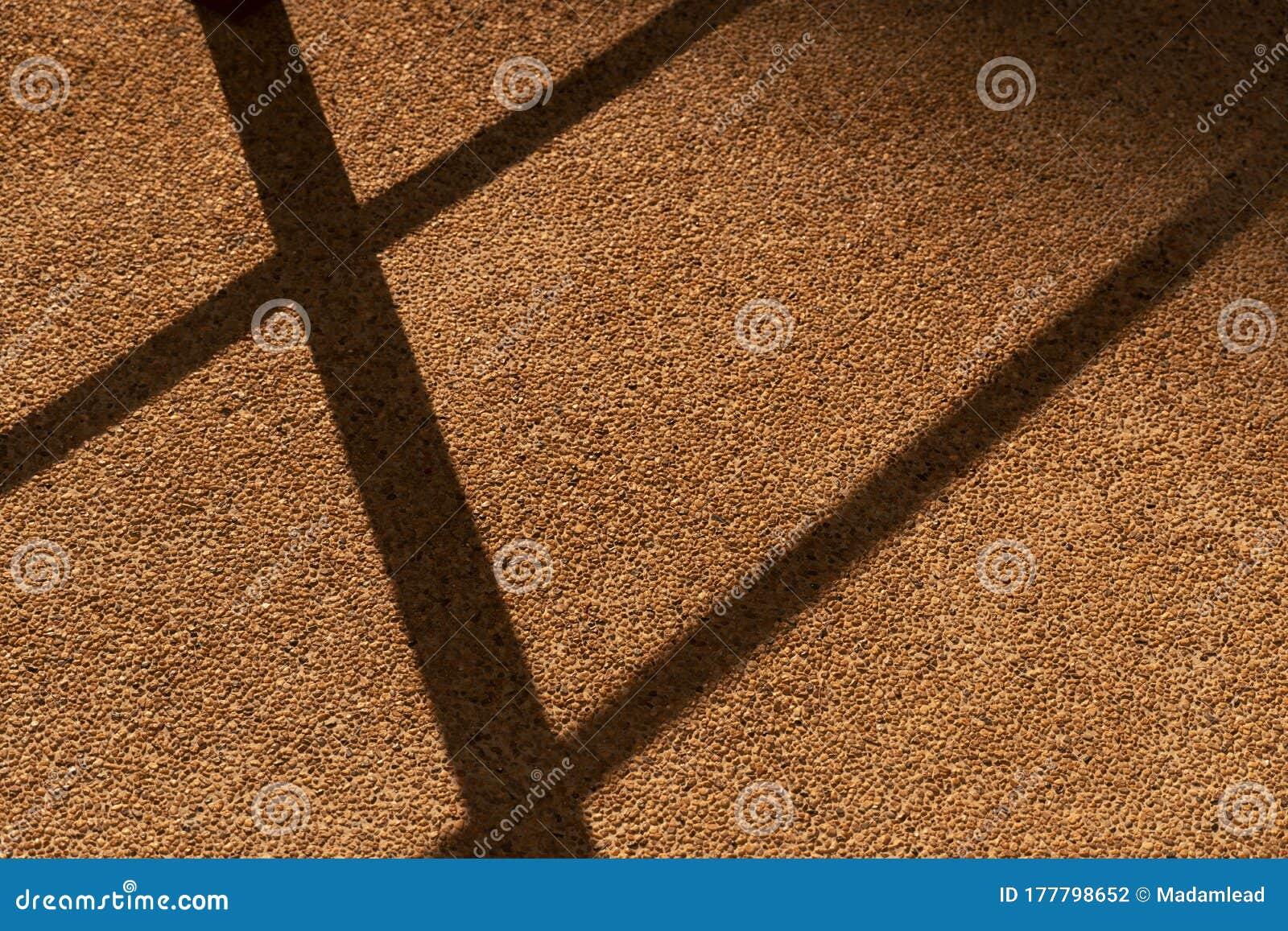 Black Line Shadow on Stone Concrete Floor Architecture Background Stock ...