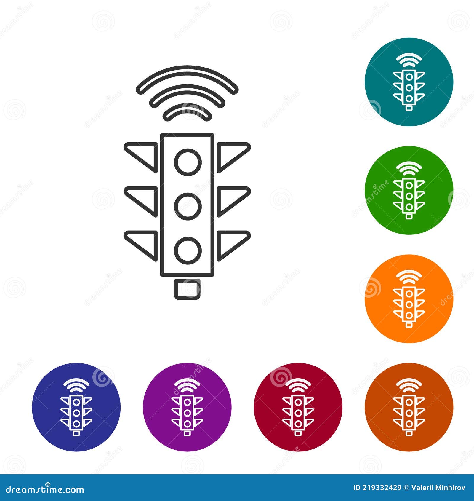 Smart Traffic Management Vector Concept Metaphors. | CartoonDealer.com ...
