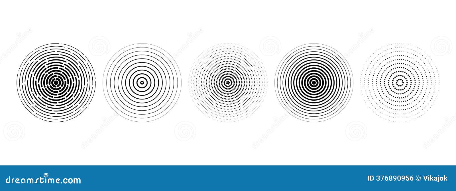 Round Sound Wave Icon. Circular Audio File Pictogram. Voice Message In ...