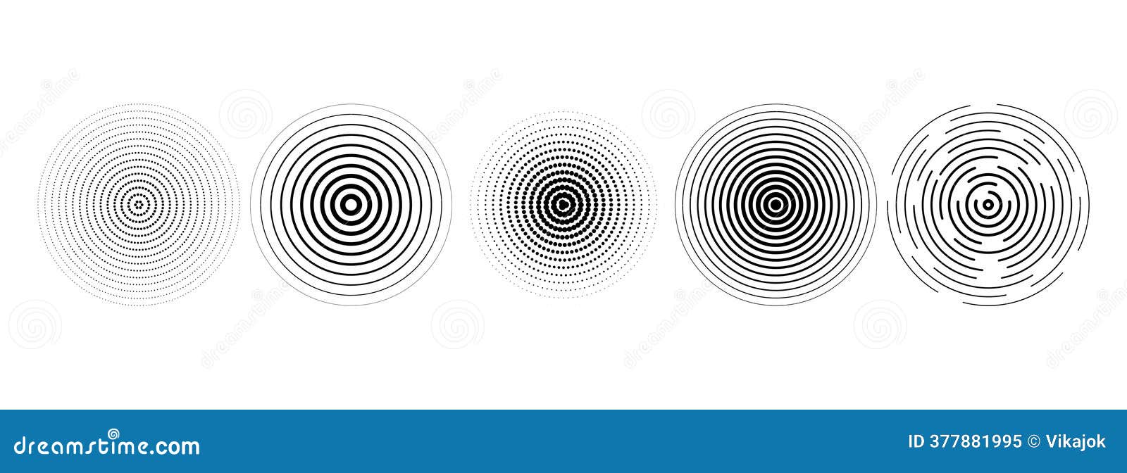 Round Sound Wave Icon. Circular Audio File Pictogram. Voice Message In ...