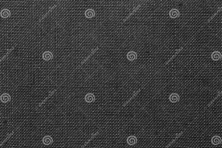 Black Linen Fabric Texture or Background Stock Photo - Image of canvas ...