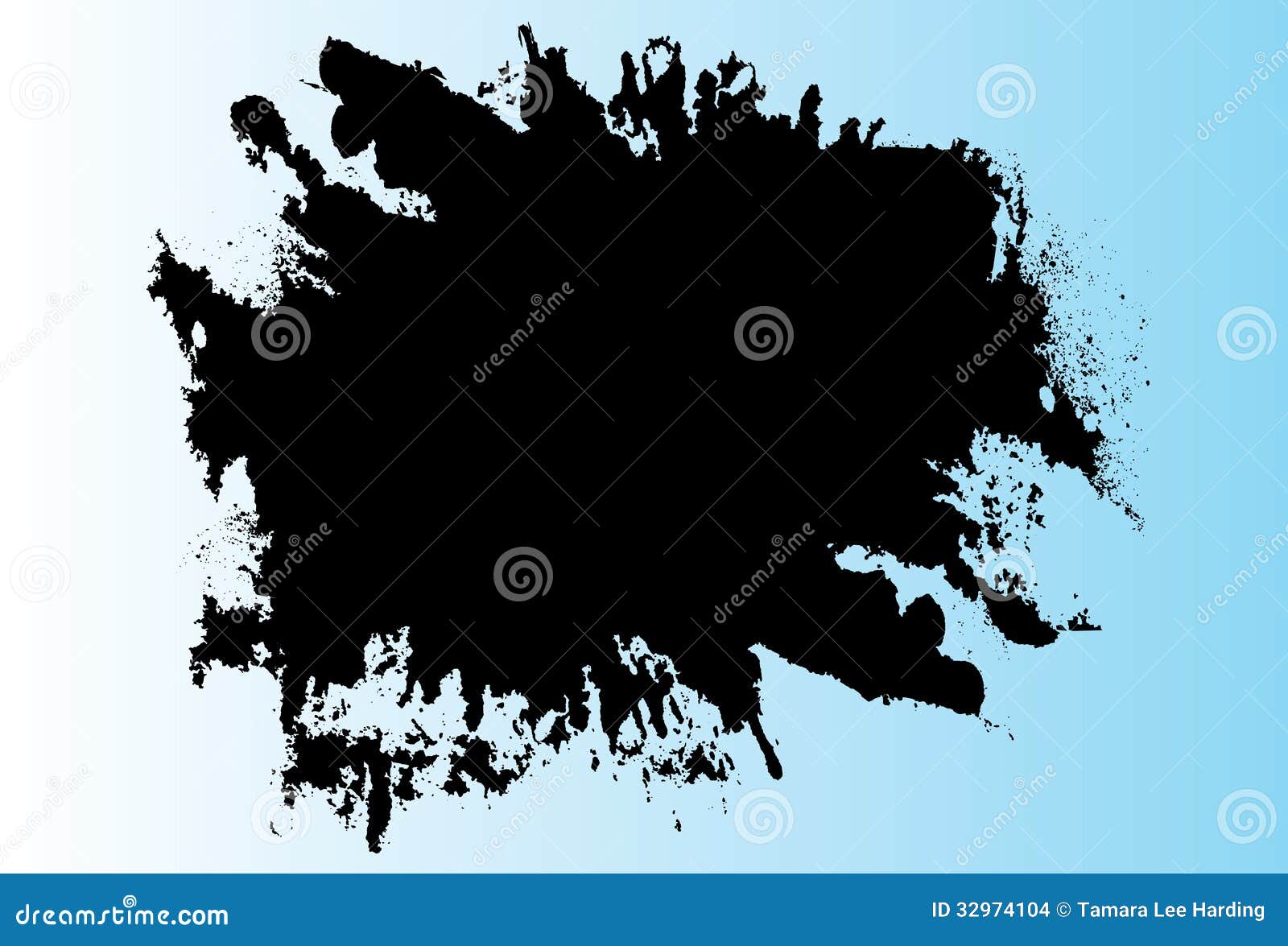 Black liquid splatter stock illustration. Illustration of detail - 32974104