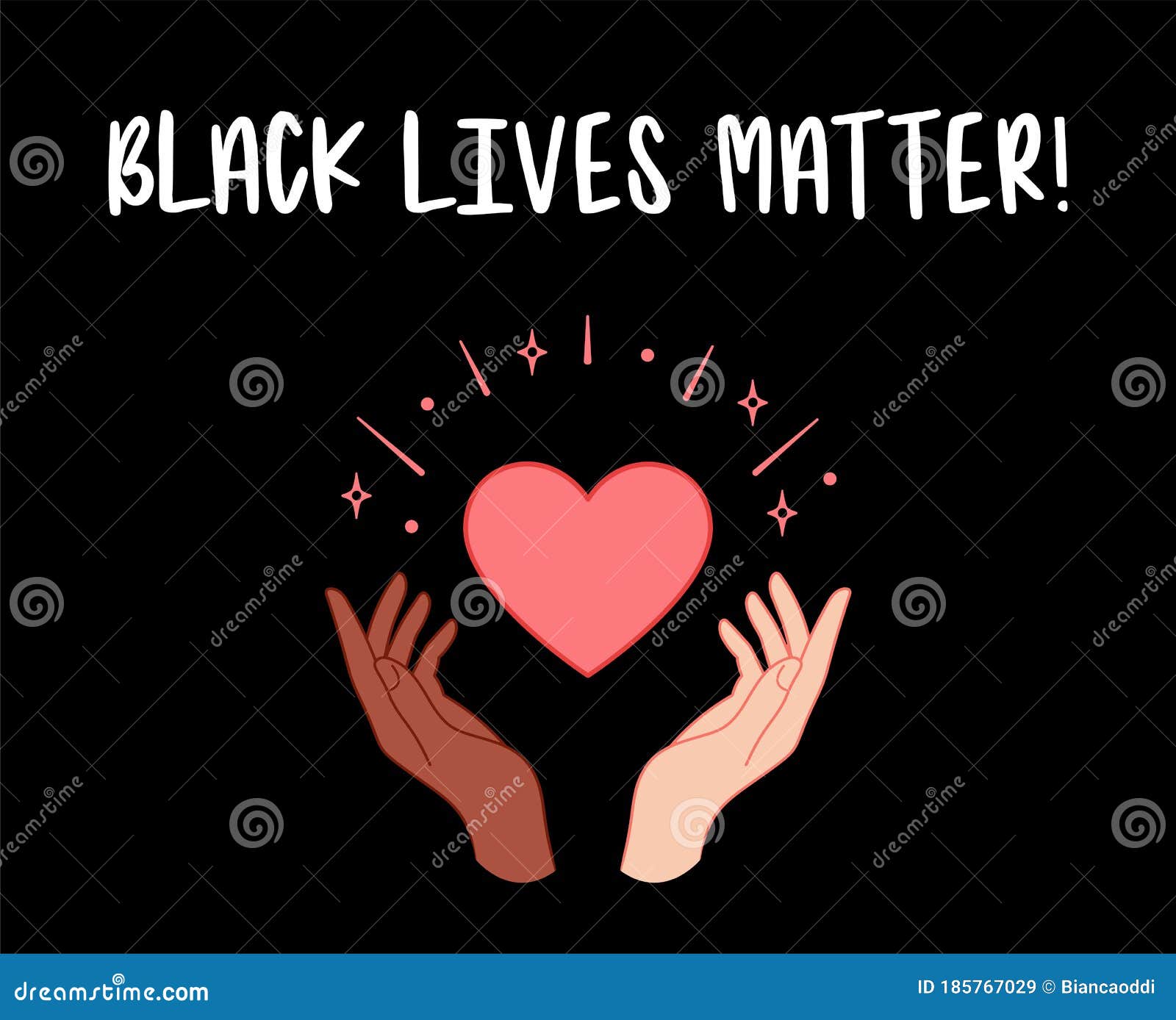 Black Lives Matter. Hands Holding Red Heart Editorial Stock Image ...