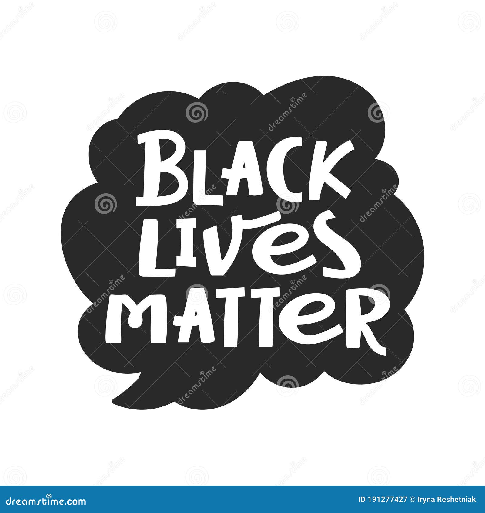 Black Lives Matter Lettering Phrase Design. Typography Composition and ...
