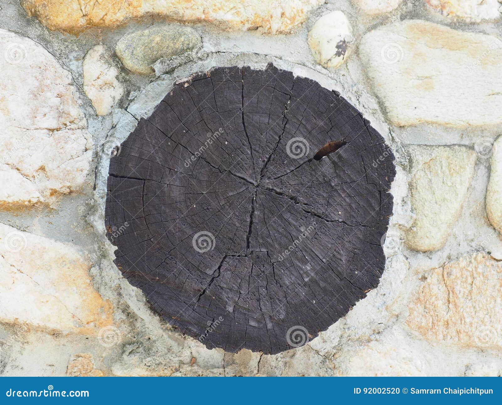 Black log stock photo. Image of wall, forest, design - 92002520
