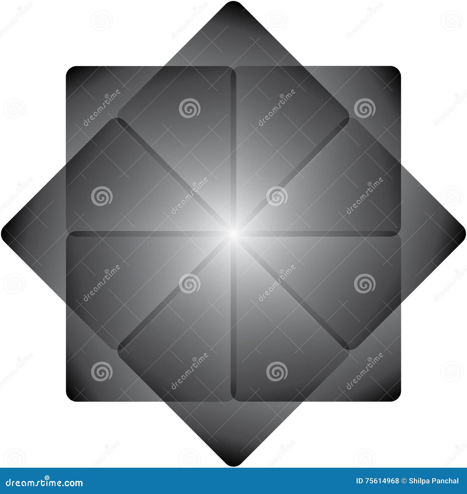 Black Logo Vector Design Pattern Stock Illustration - Illustration of ...