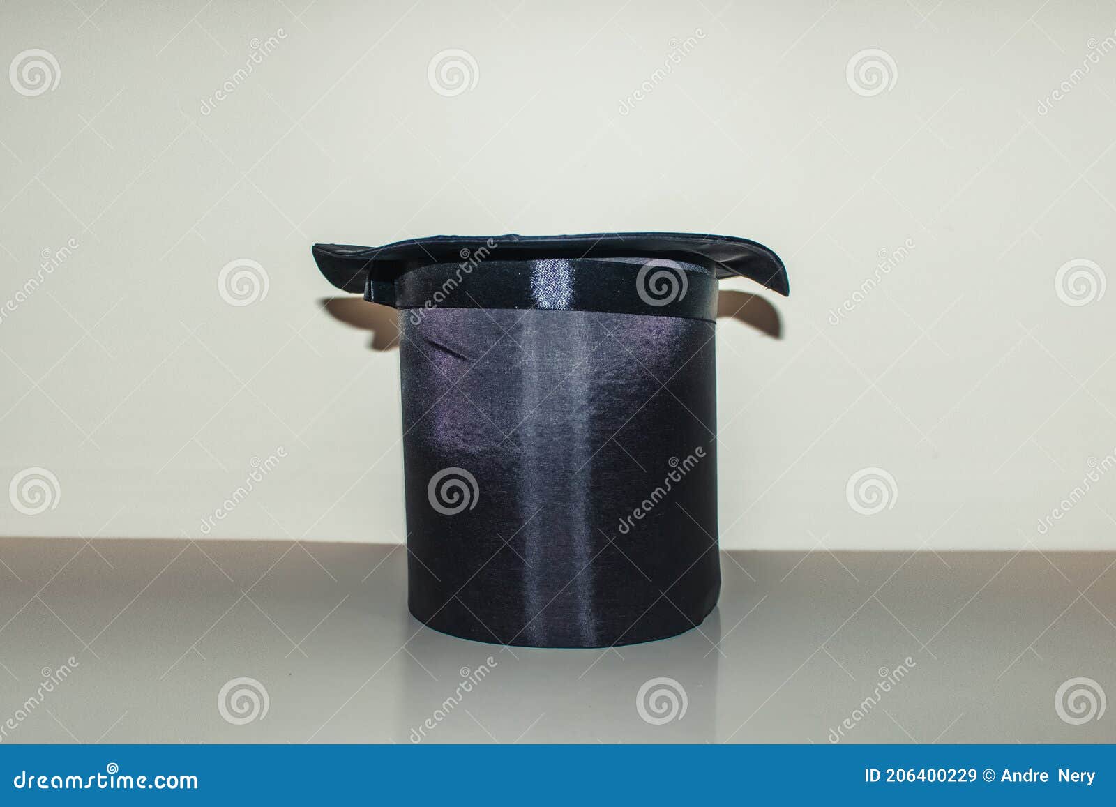 Black Magic Hat Isolated on White Background Stock Image - Image of ...