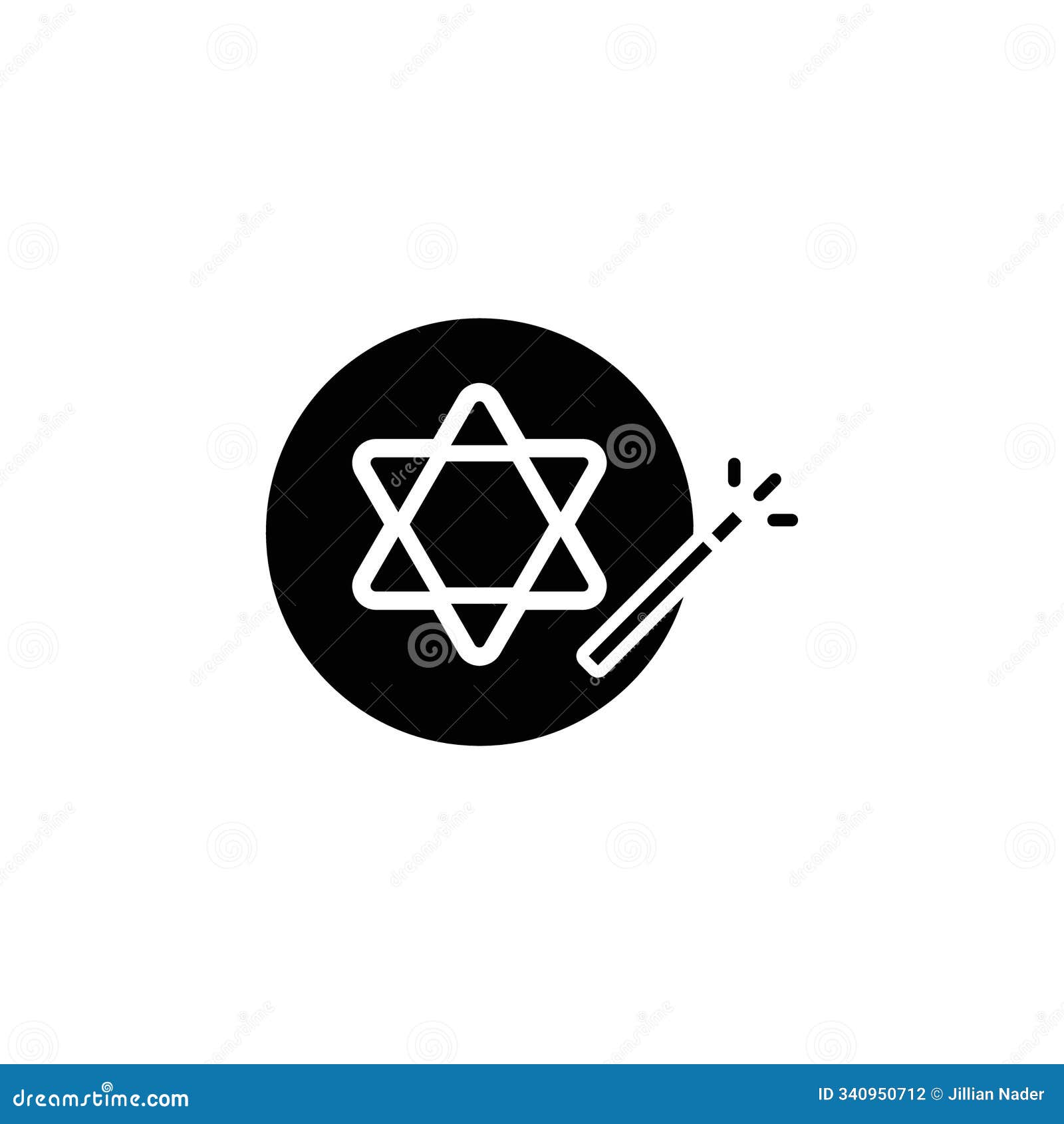 Black Magic Icon Web Design in Vector Stock Vector - Illustration of ...