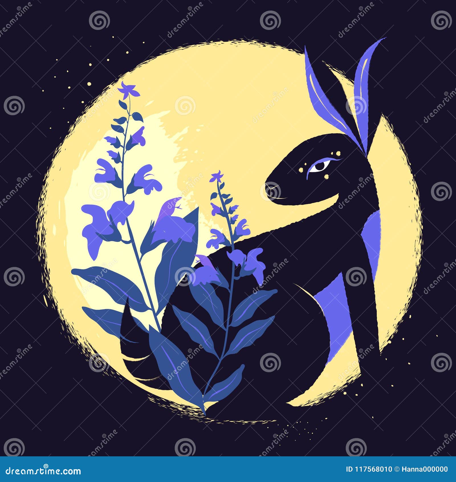 Magic Rabbit Cartoon Vector | CartoonDealer.com #62449295