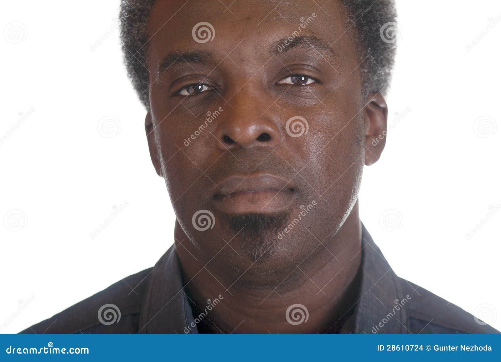 Black male headshot stock photo. Image of face, male - 28610724
