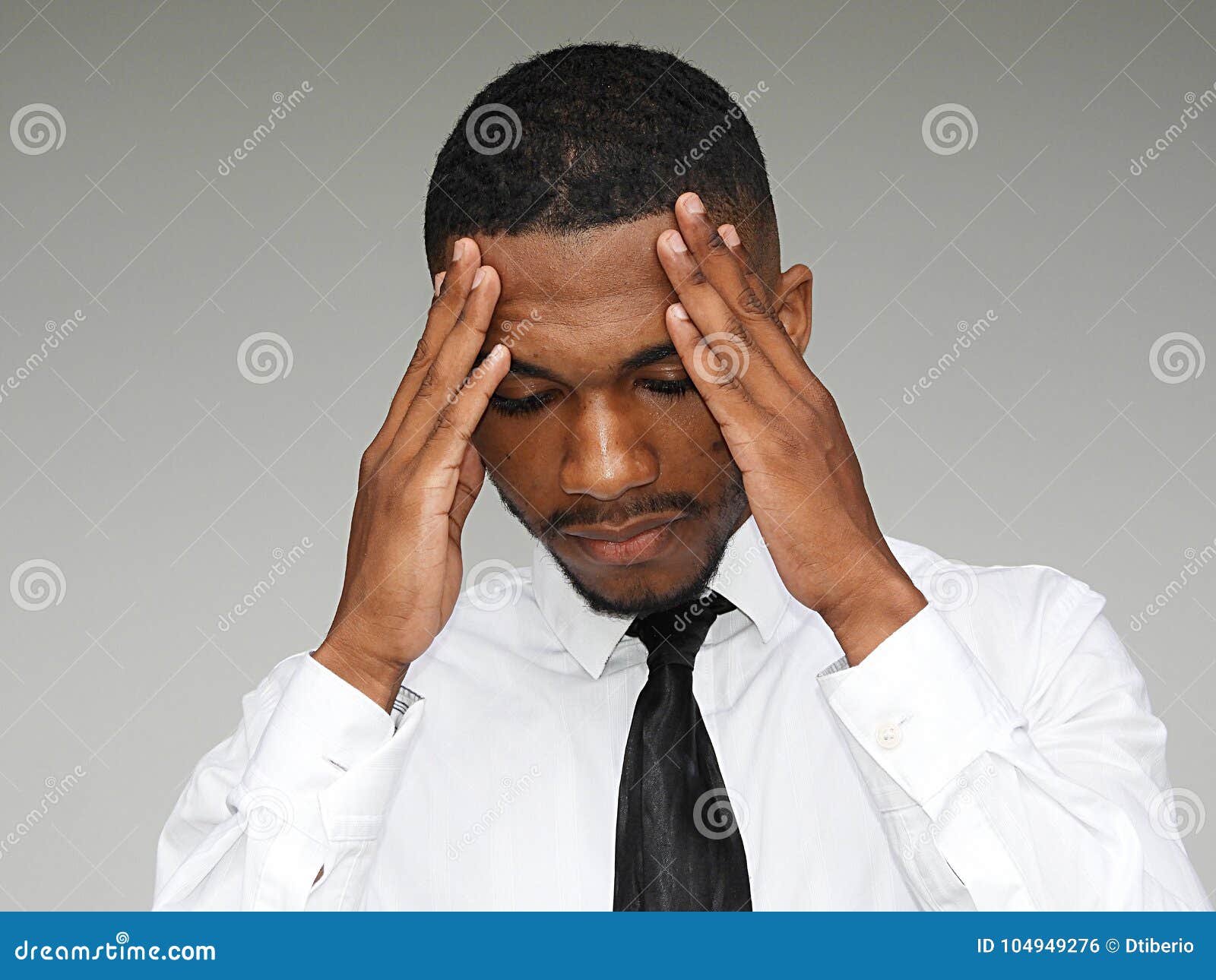 Black Male and Worry stock photo. Image of worried, anxiety - 104949276