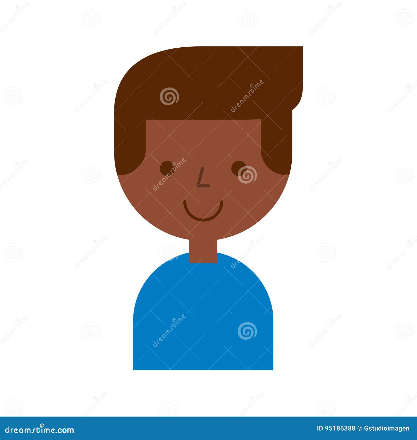 Black man avatar character stock vector. Illustration of expression ...