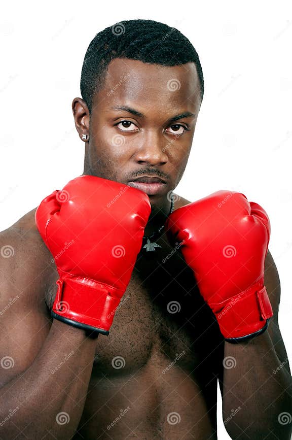 Black Man Boxer stock photo. Image of macho, male, competitive - 17923602