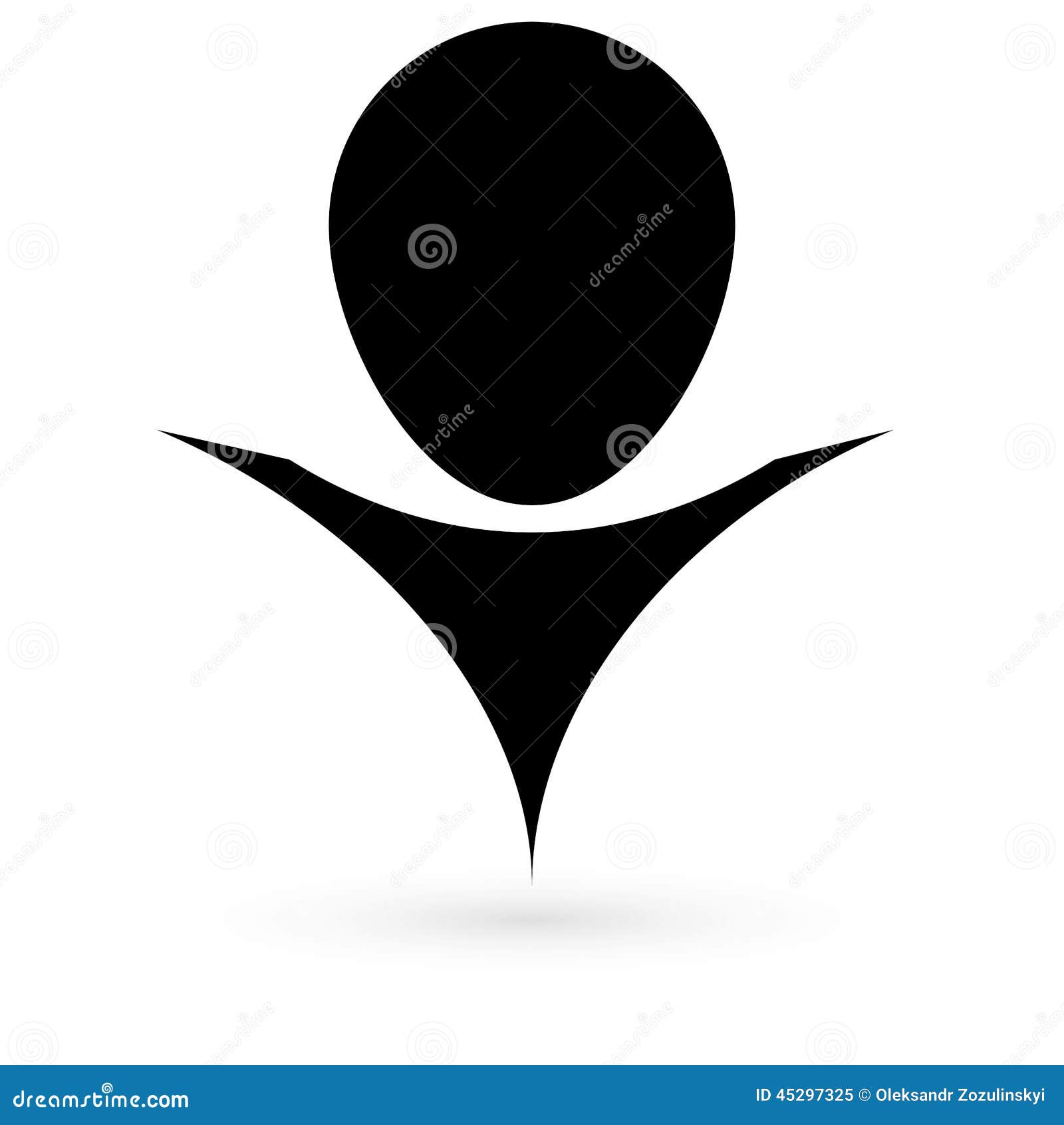 Black man icon. Raster stock illustration. Illustration of black - 45297325