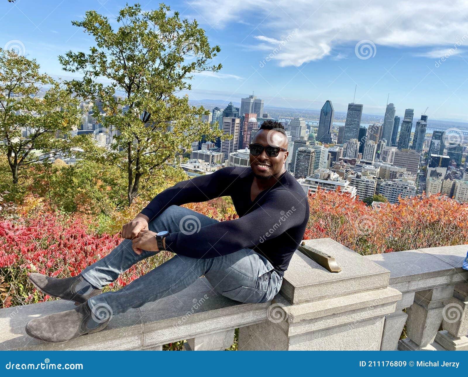 Black Man in Montreal, Canada Stock Image - Image of multicultural ...
