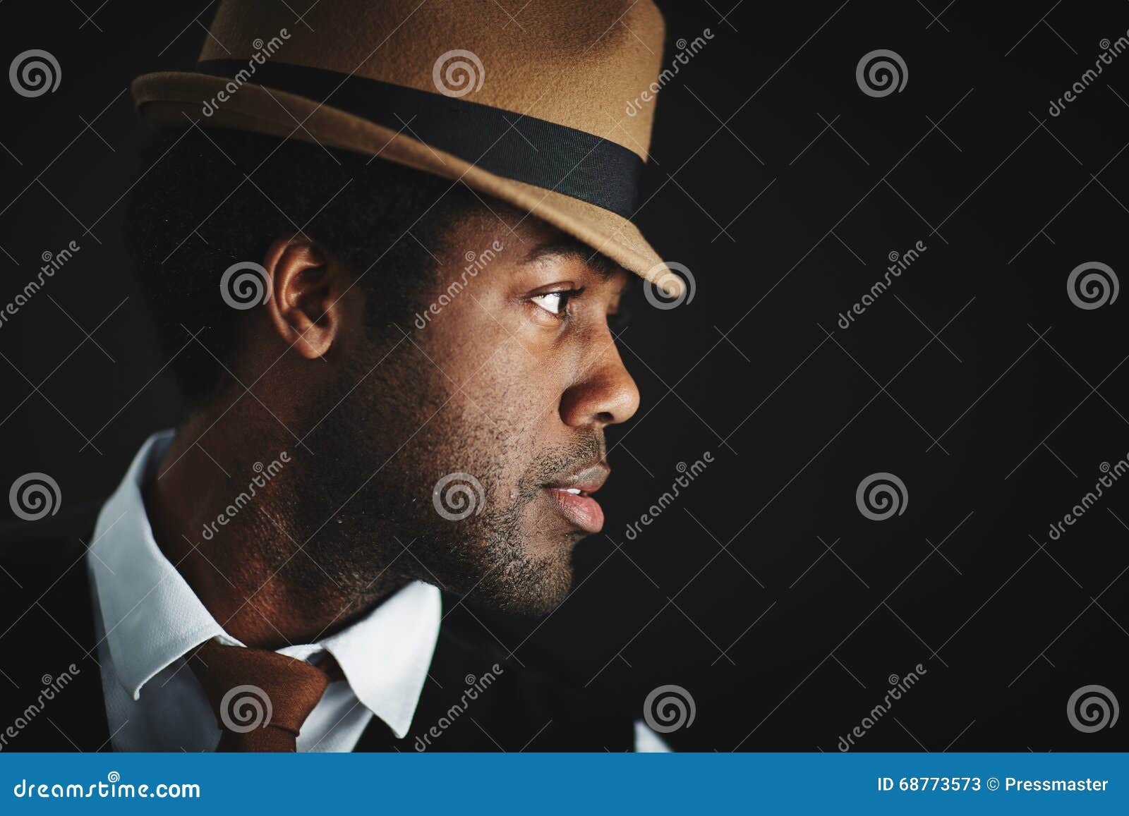 Black man posing stock image. Image of side, black, studio - 68773573