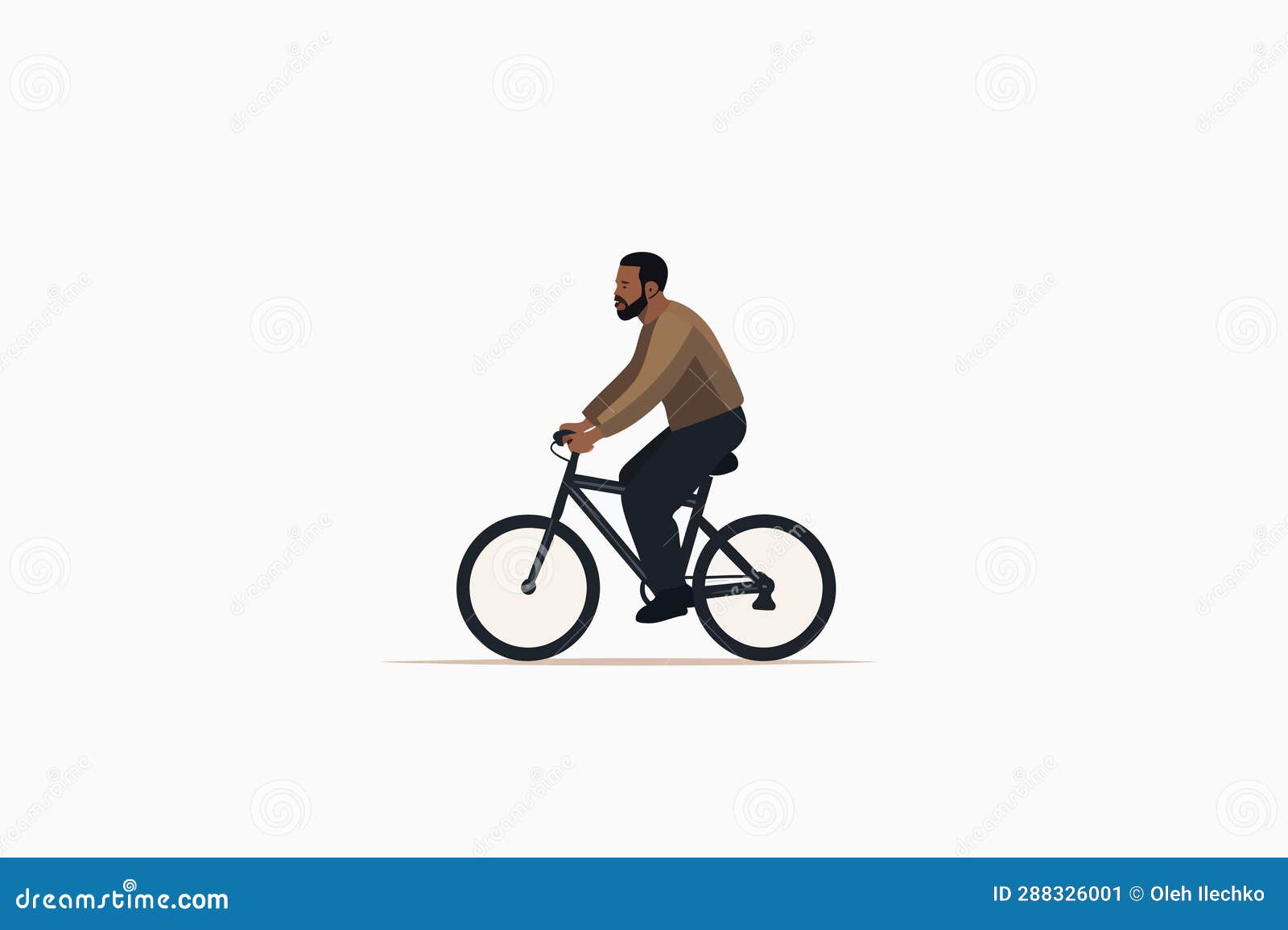 Black Man Riding Bycicle Vector Flat Isolated Illustration Stock Vector ... Black Man Riding Bycicle Vector Flat Isolated Illustration Stock Vector ...