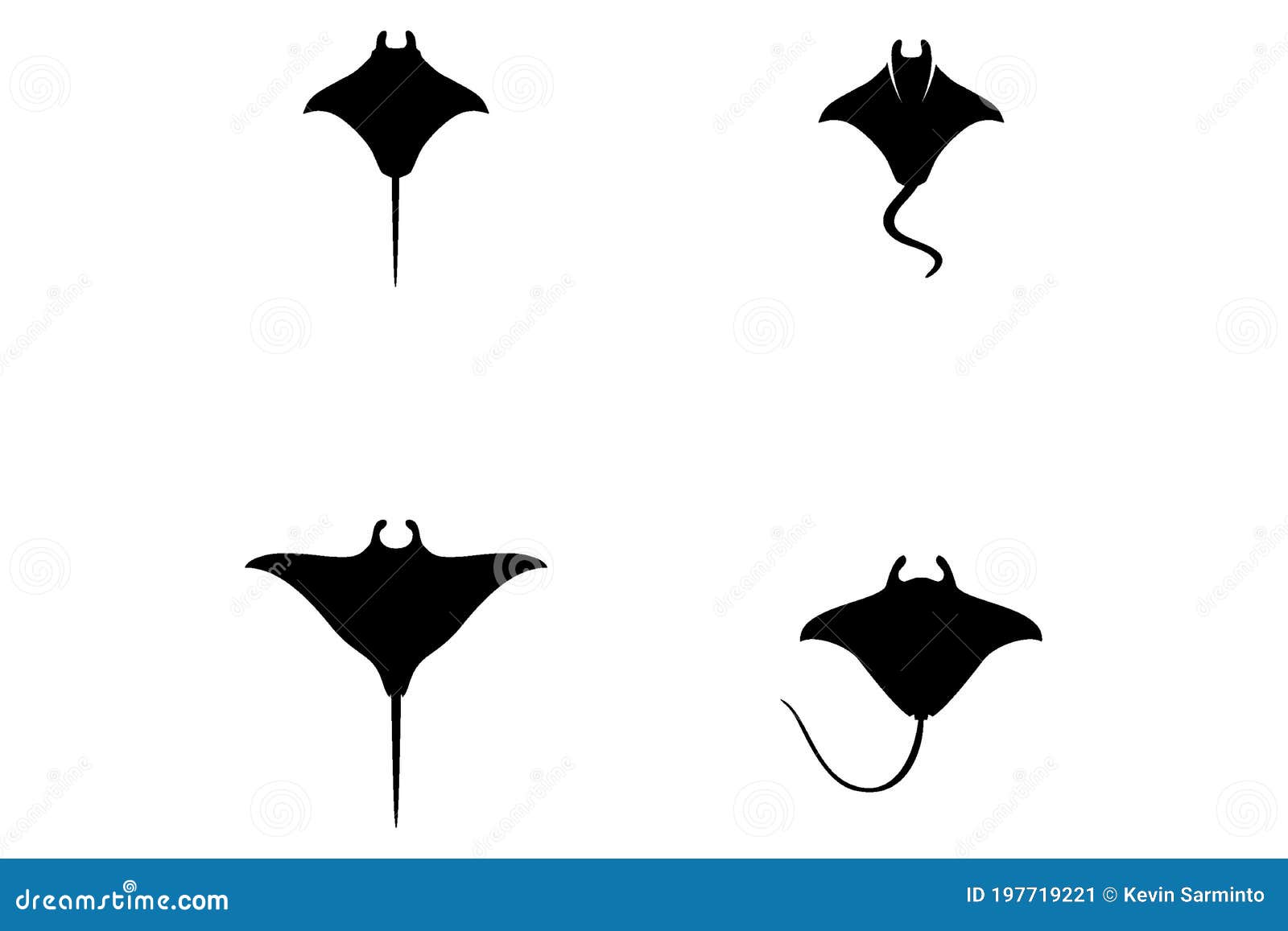 Black manta logo vector stock vector. Illustration of blue - 197719221