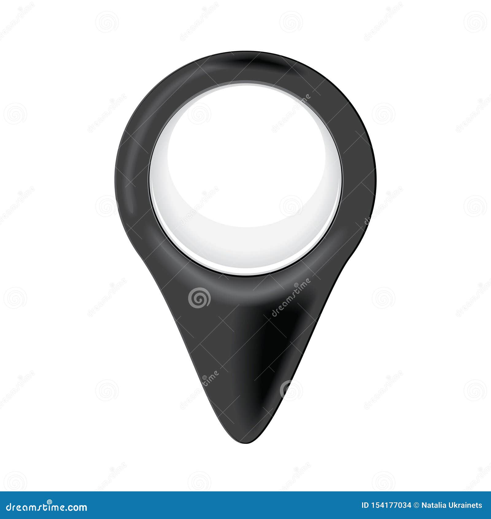 Black map pointer stock vector. Illustration of background - 154177034