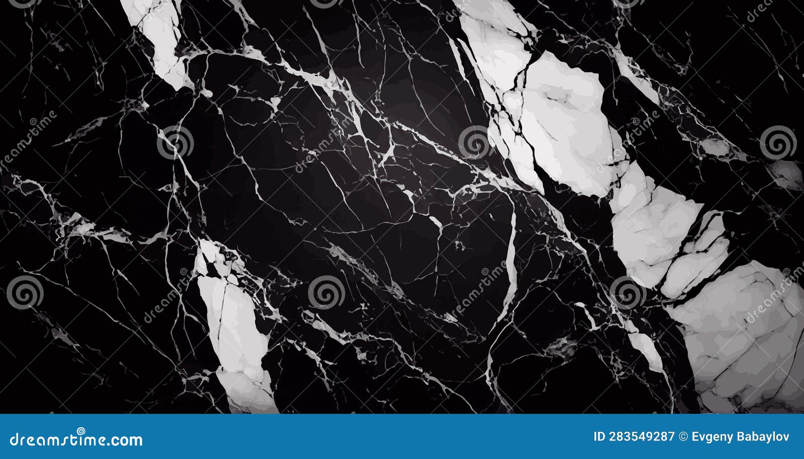 Black Marble Texture Design, Dark Marble Surface, Curved Golden Lines ...