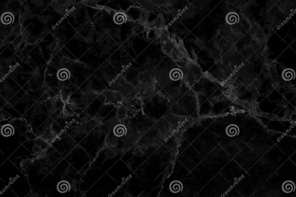 Black Marble Texture in Natural Pattern, Black Stone Floor. Stock Image ...