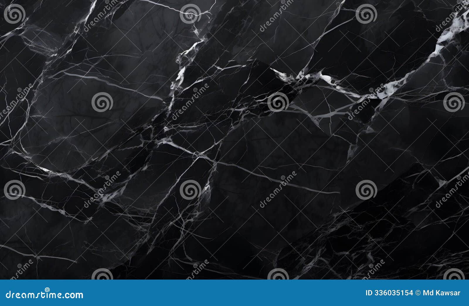 Black Marble Texture Seamless Pattern Stock Illustration - Illustration ...