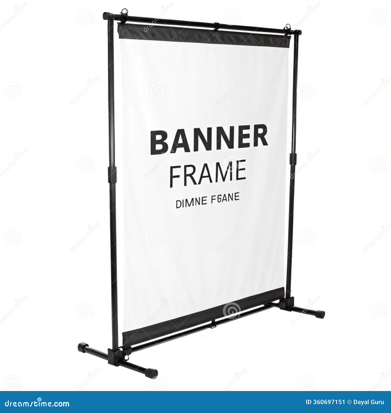 Black Marker Banner Frame Isolated on Transparent Background Stock ...