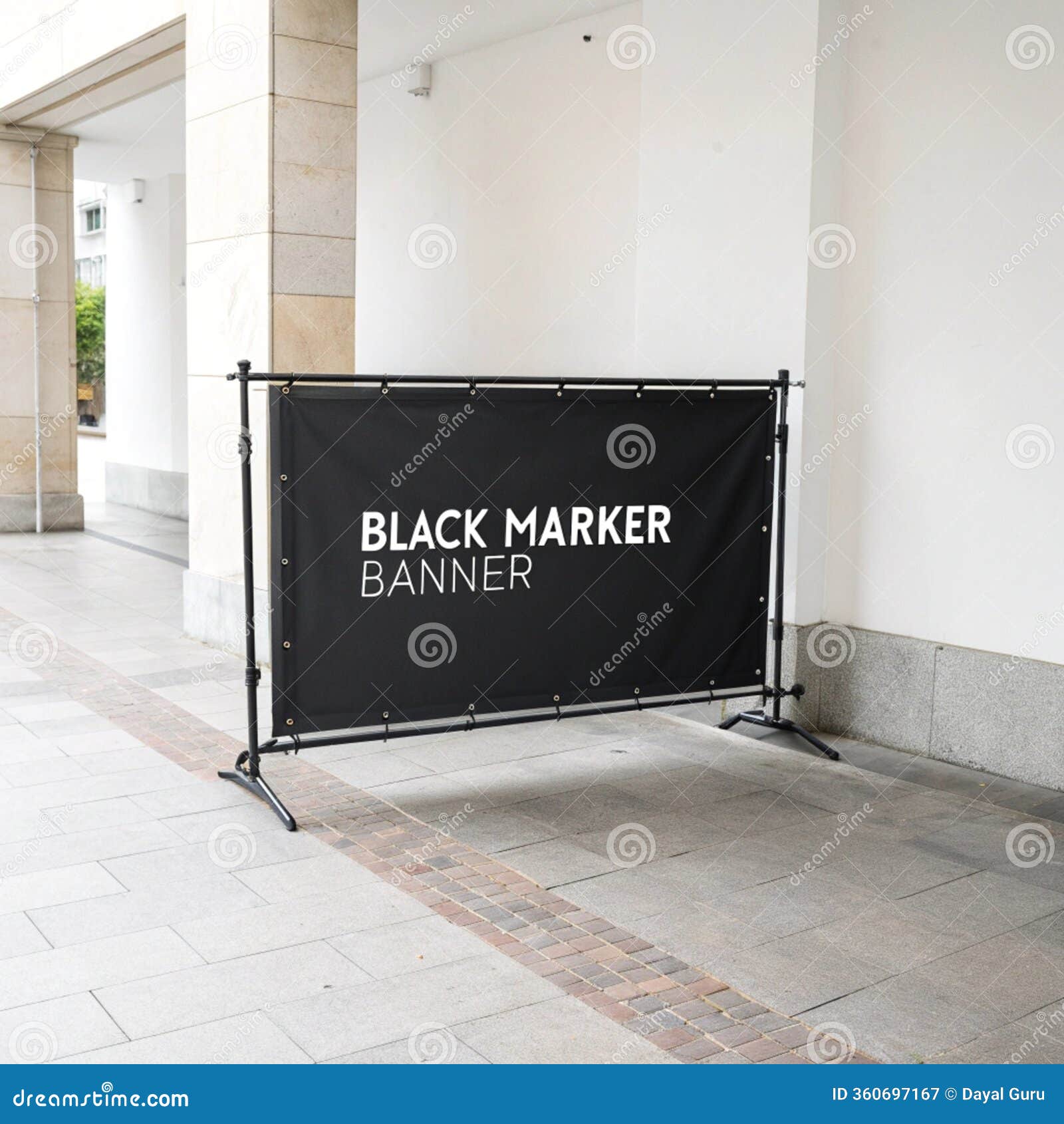 Black Marker Banner Frame Isolated on Transparent Background Stock ...
