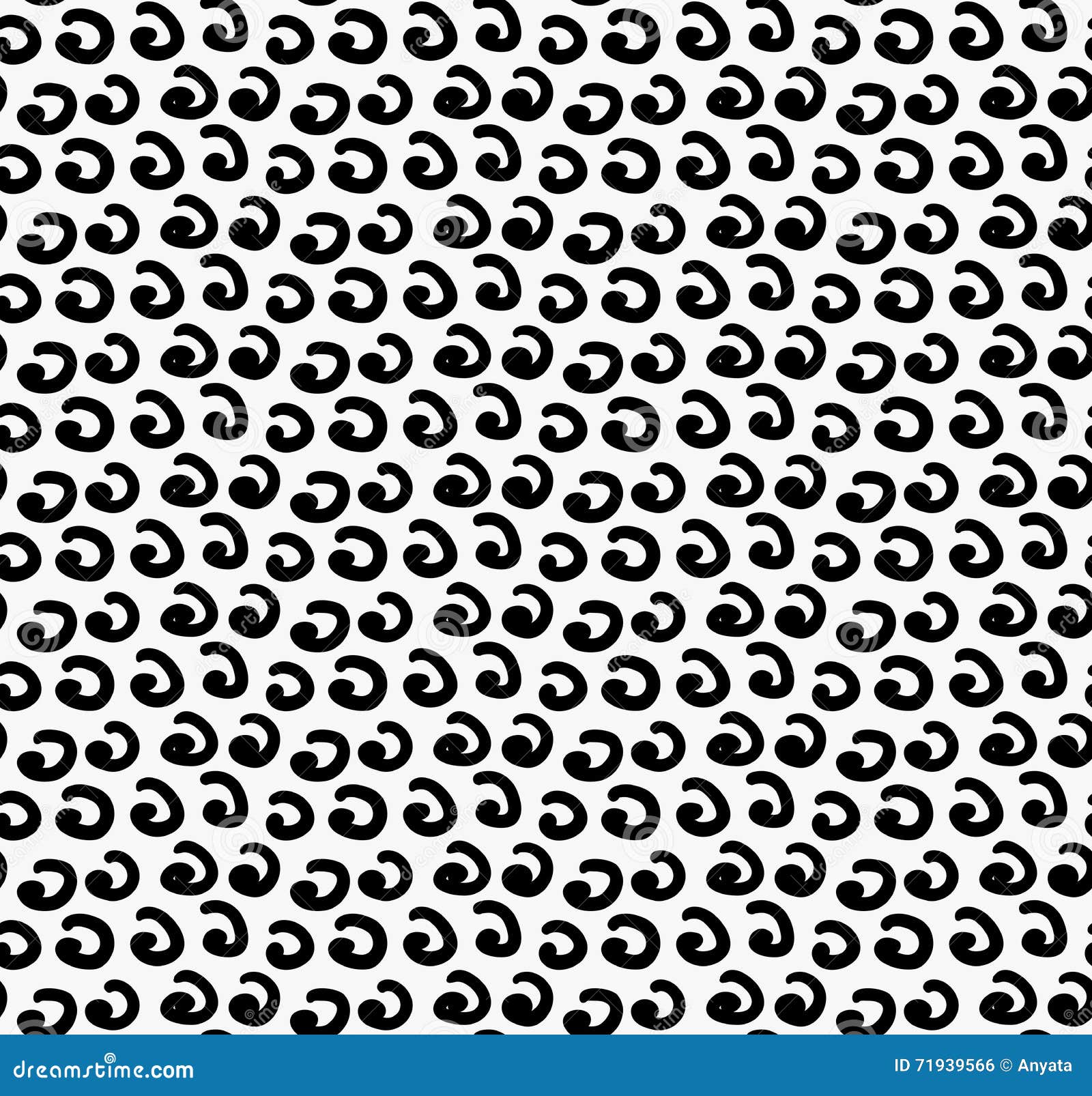 Black Marker Drawn Simple Apostrophe Shape Stock Vector - Illustration ...