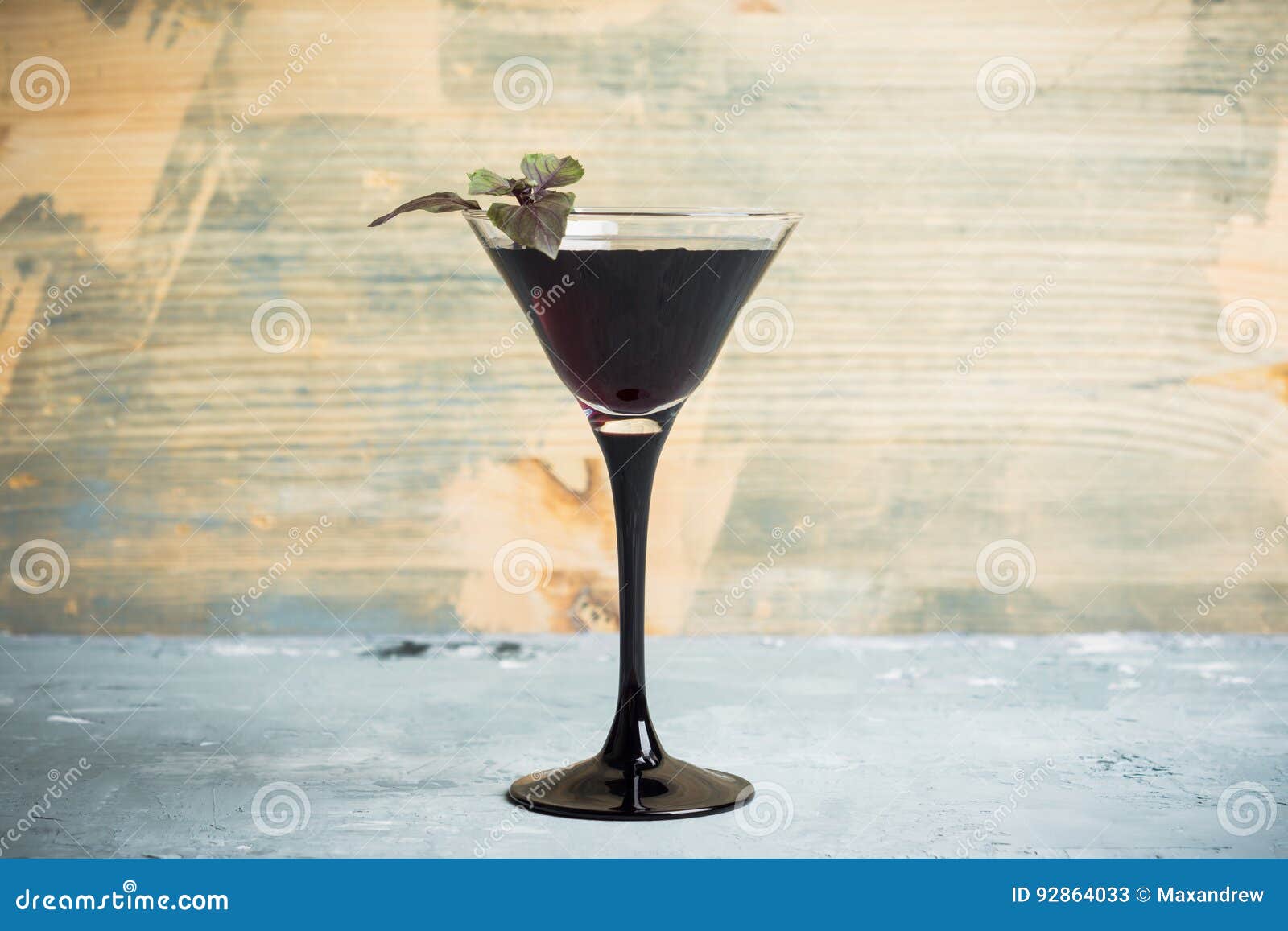 Black Martini Cocktail on the Rustic Background Stock Image - Image of ...