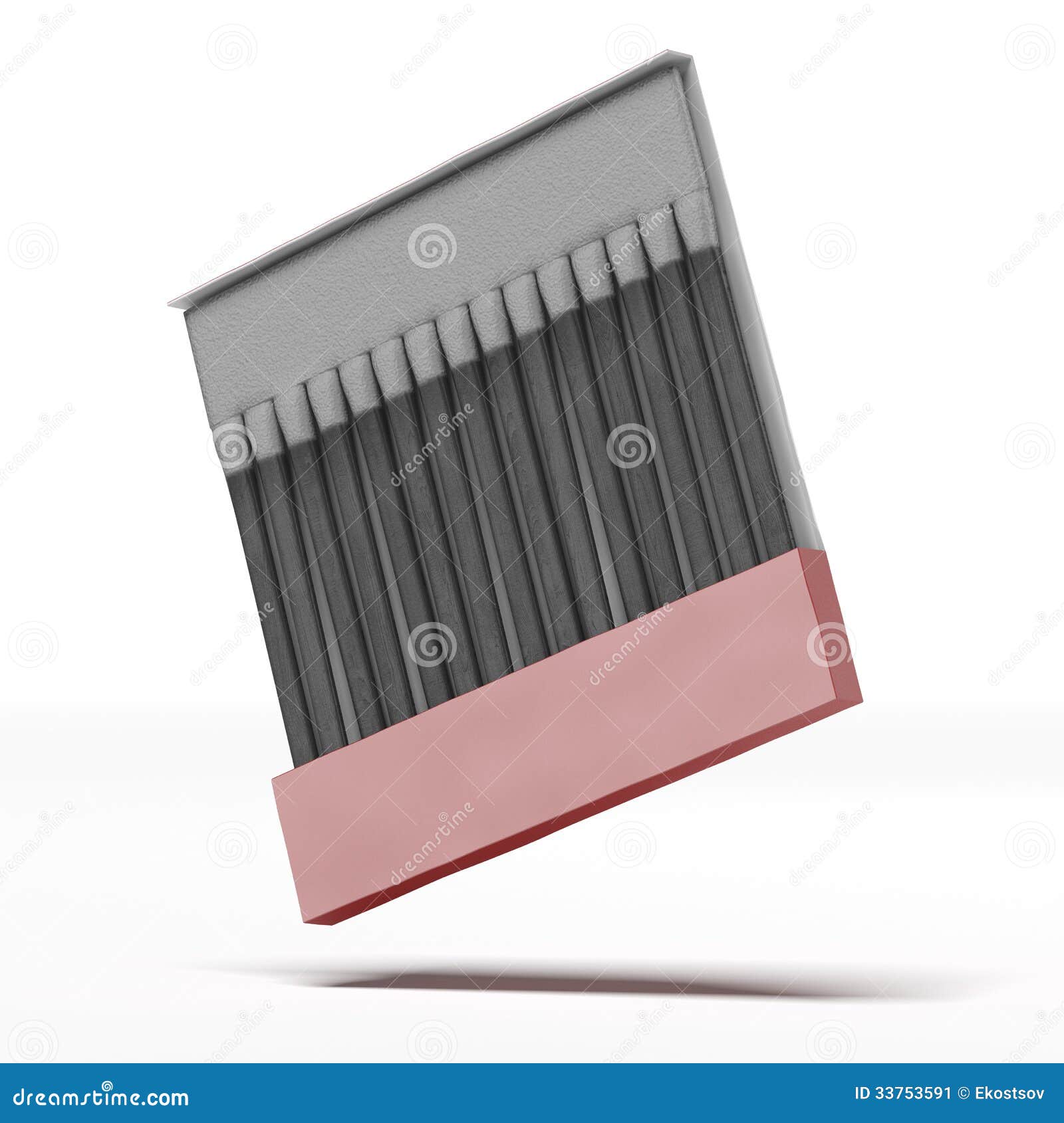 Black matches stock illustration. Illustration of matchbox - 33753591