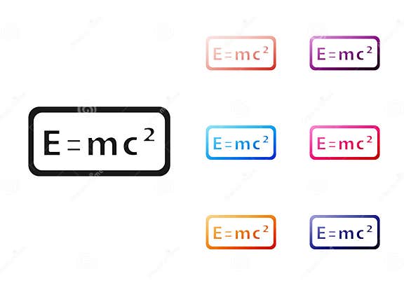 Black Math System of Equation Solution Icon Isolated on White ...