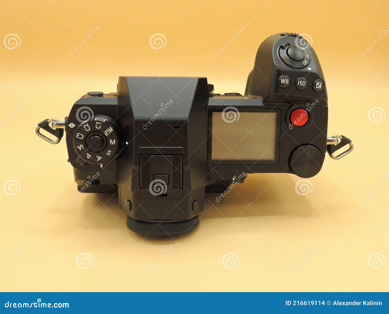 A Black Medium-format Camera with a MOS Sensor. Stock Photo - Image of ...