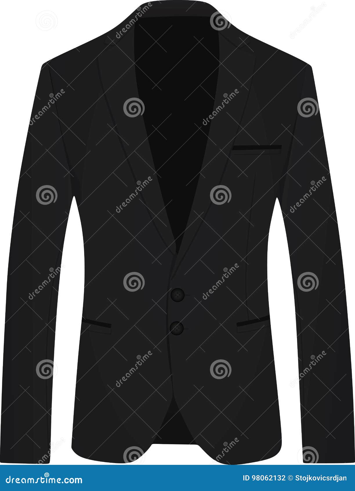 Black men suit stock vector. Illustration of classic - 98062132